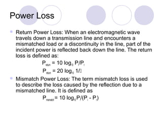 519 transmission line theory | PPT