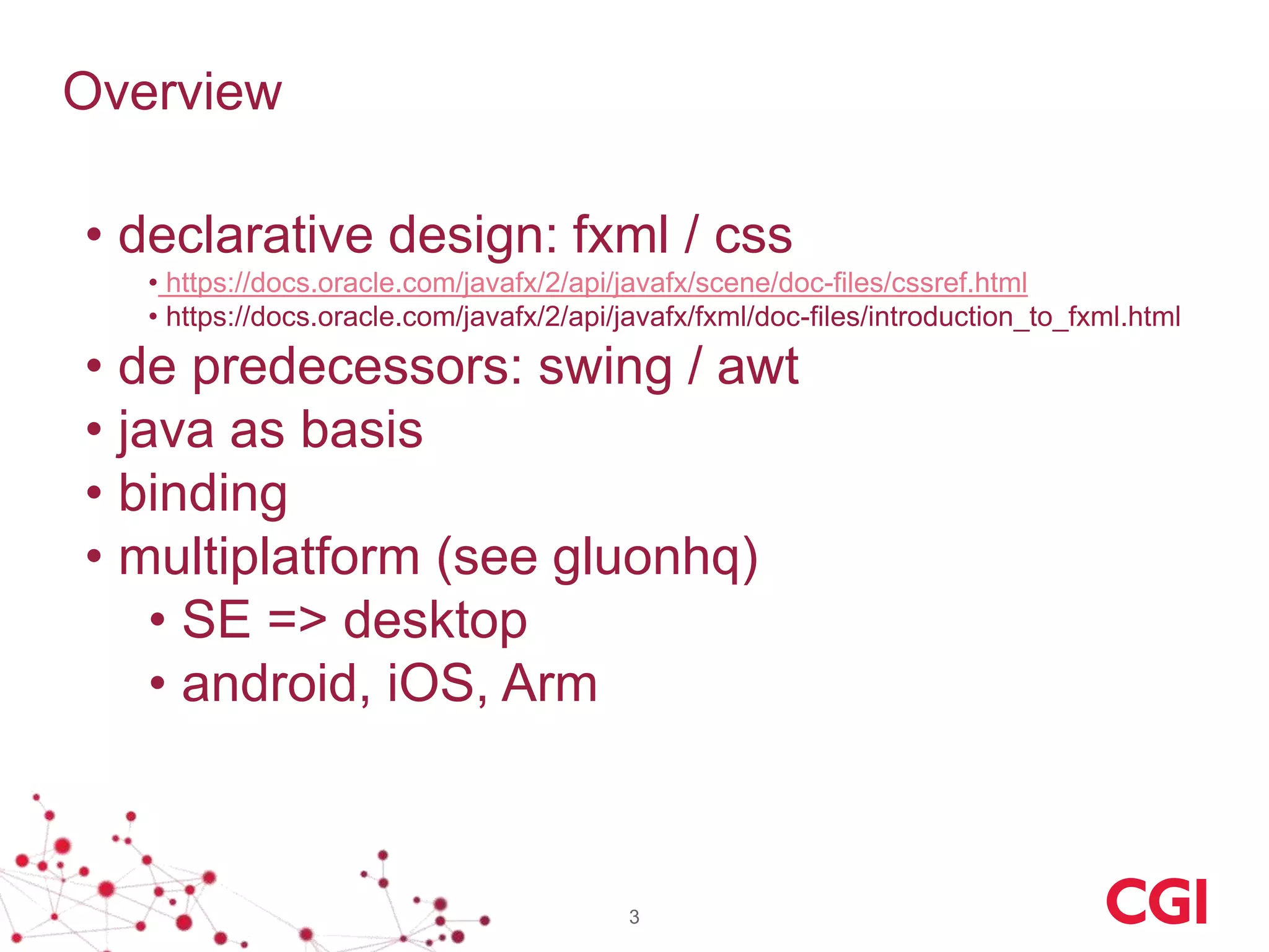 JavaFX meetup | PPTX | Programming Languages | Computing