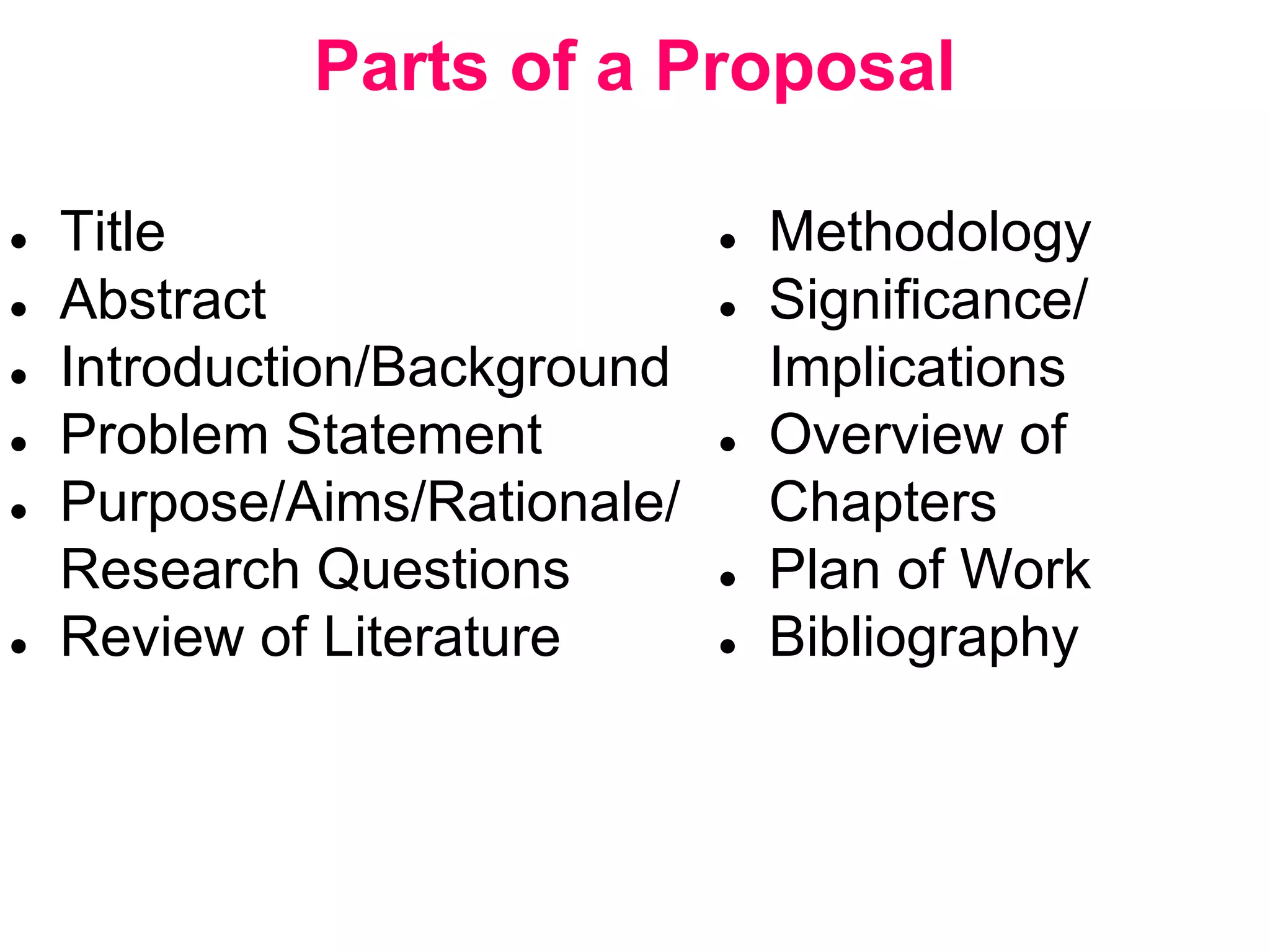 How to write Writing Proposal.ppt