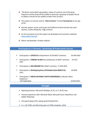 resume | DOCX | Operating Systems | Computer Software and Applications