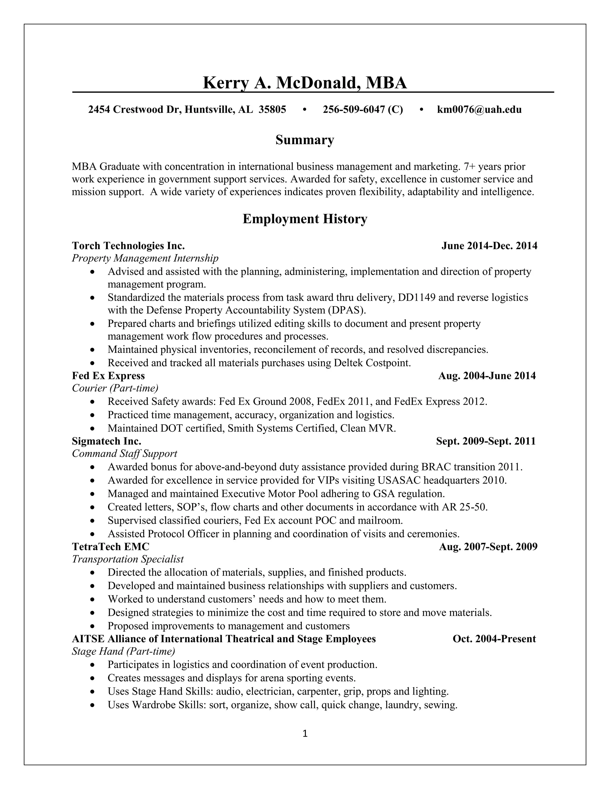 McDonaldKerryInternationalBusiness | PDF