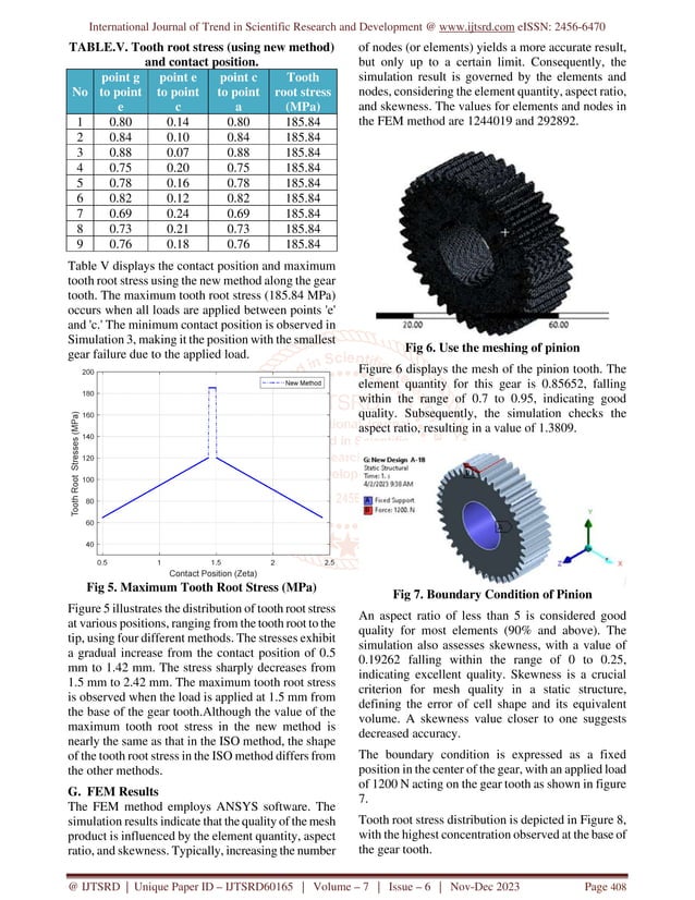 Analysis of Stress and Deflection of Spur Gear by Using New Analytical ...