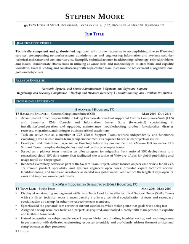 Stephen Moore_Resume | PDF