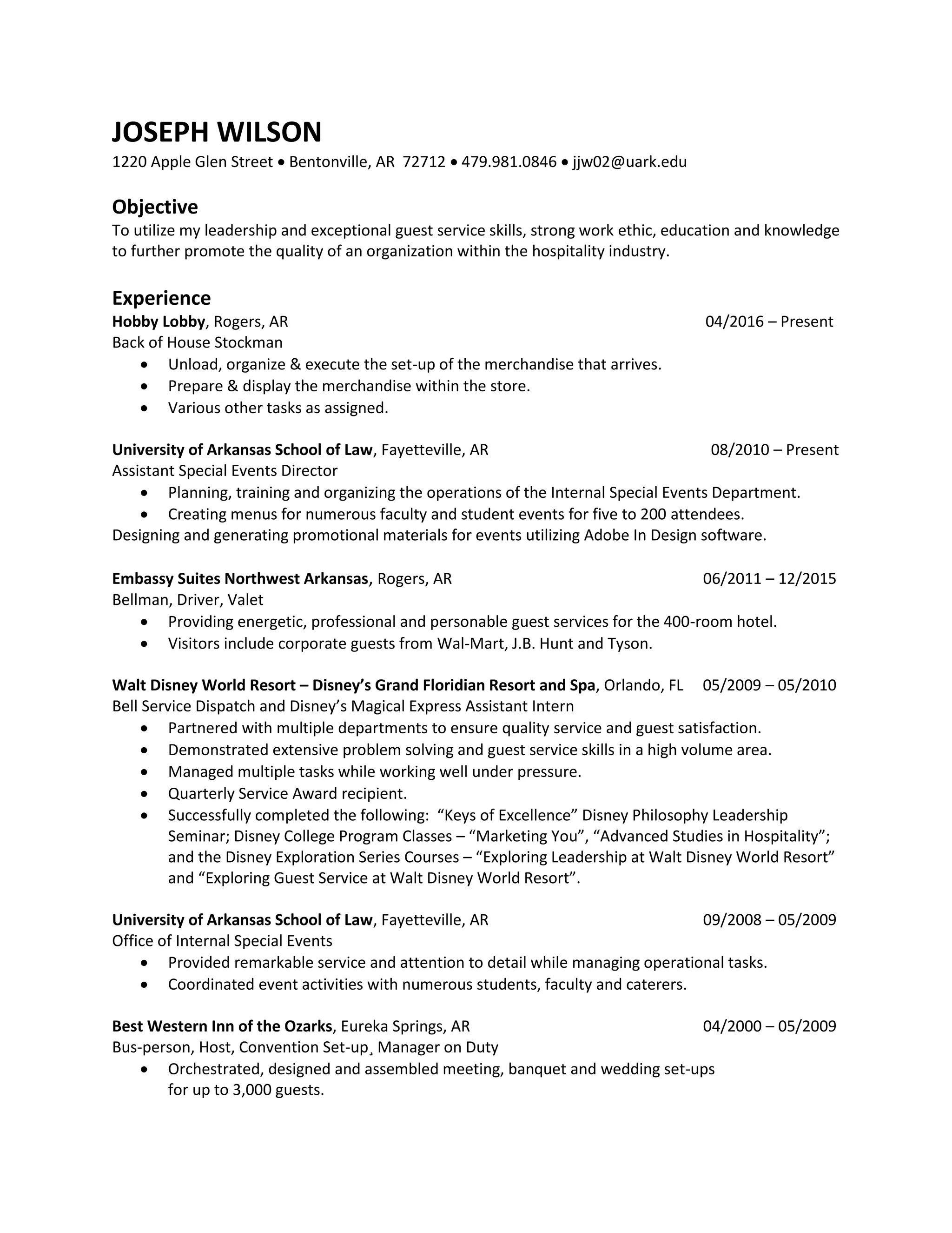 Joseph_Wilson_Resume | PDF Joseph_Wilson_Resume | PDF