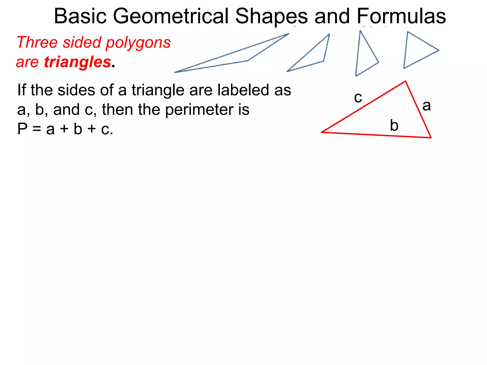 51 basic shapes and formulas | PPTX