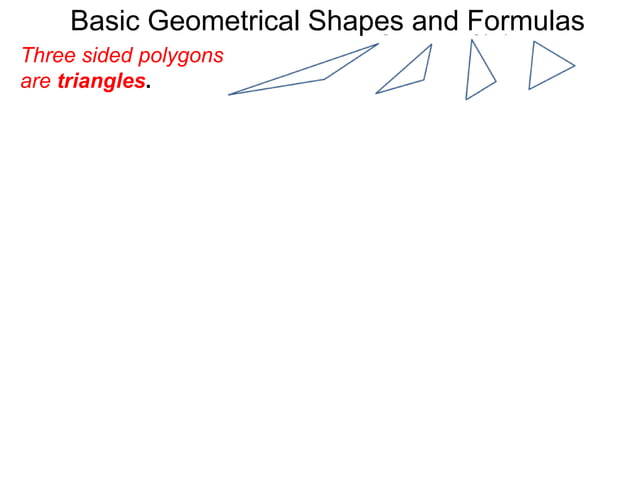 51 basic shapes and formulas | PPT