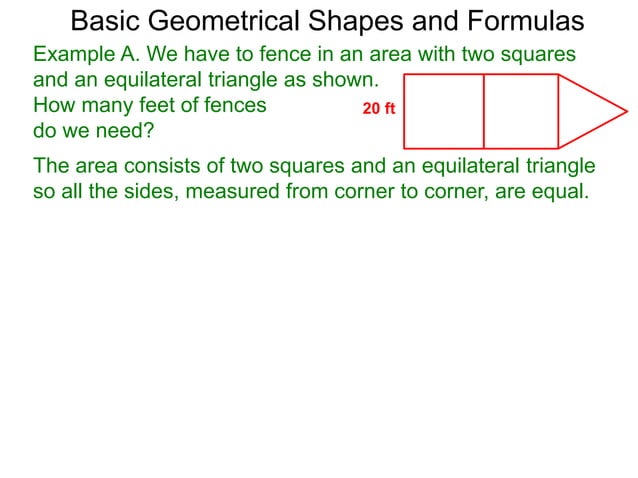 51 basic shapes and formulas | PPT