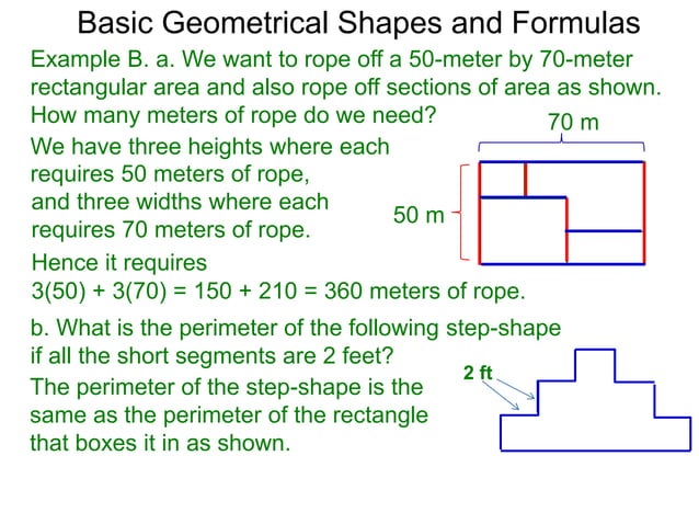 51 basic shapes and formulas | PPT