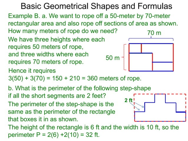 51 basic shapes and formulas | PPT