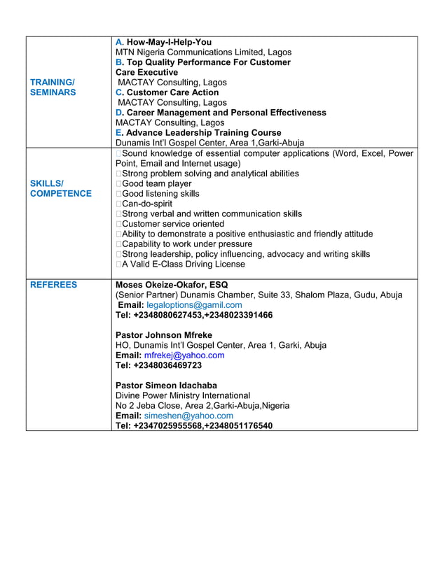 PRINCE IHIE OGBUDU CV | DOC