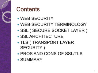 PPT ON WEB SECURITY BY MONODIP SINGHA ROY | PPTX