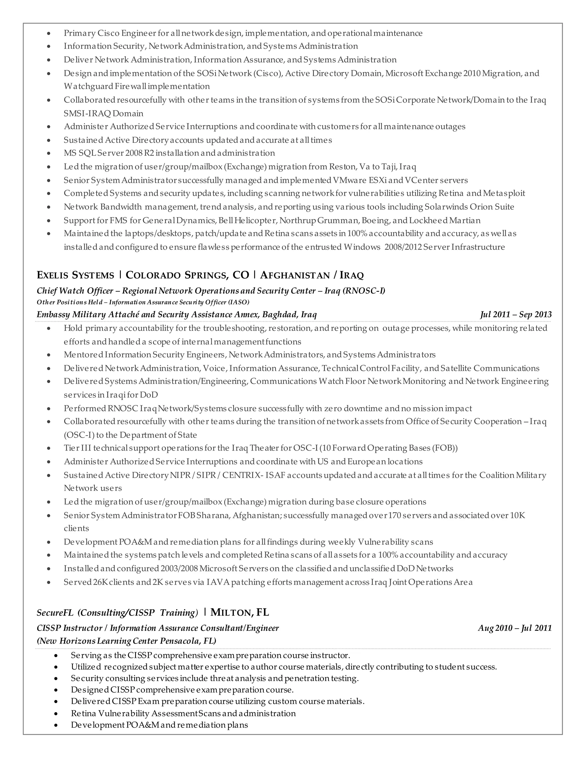 Michael Marange Resume 07-2015 | DOCX