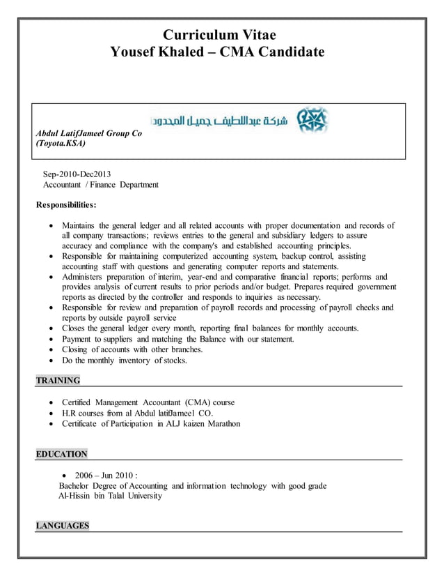 Yousef Khaled cv. | PDF