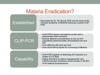 New Malaria Test | PPTX