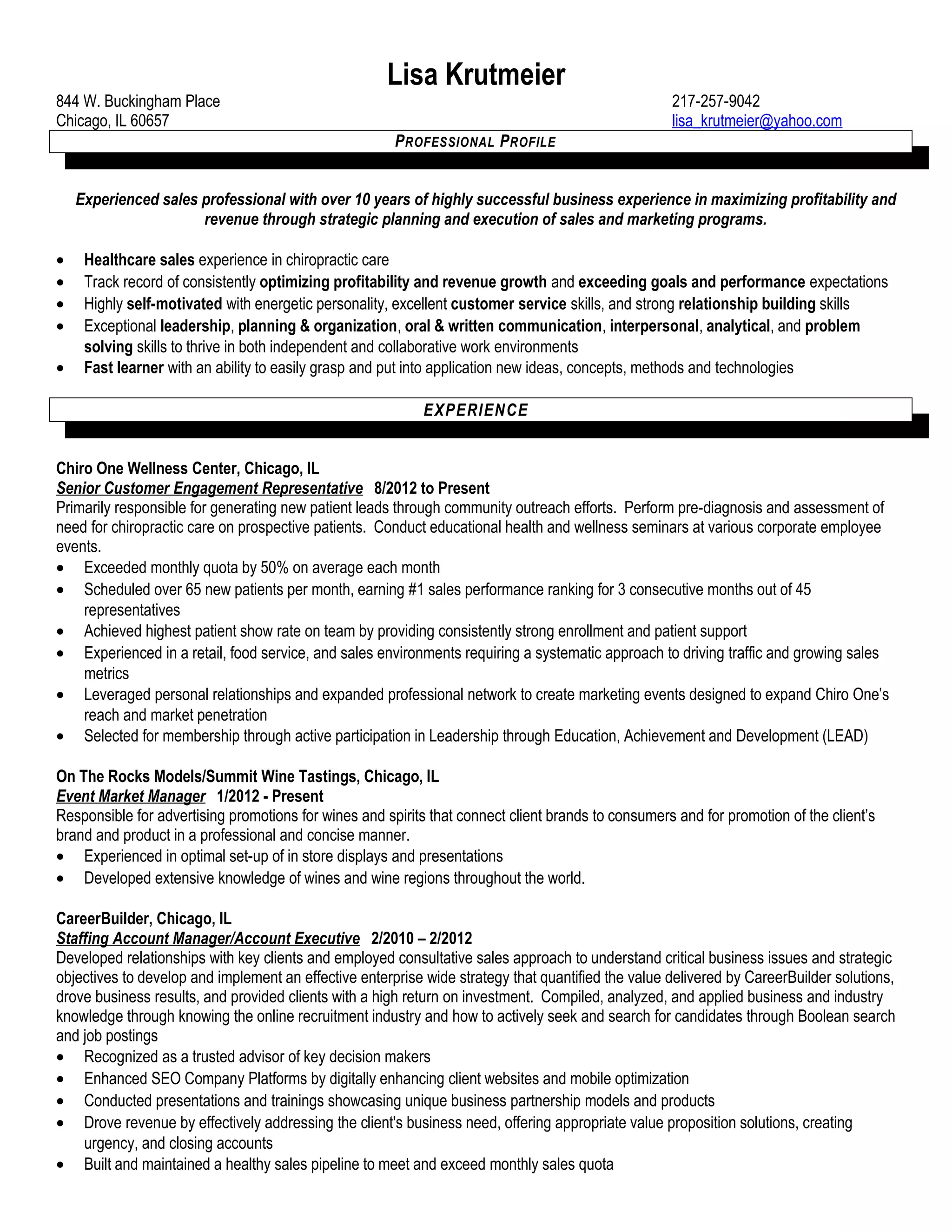2015 resume | PDF