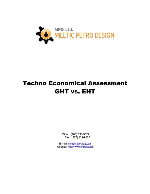 GHT vs EHT General Assessment | PDF