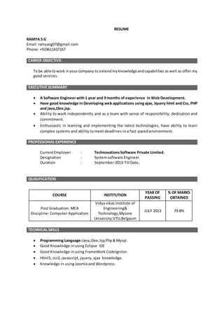 Ramya_Resume | DOCX