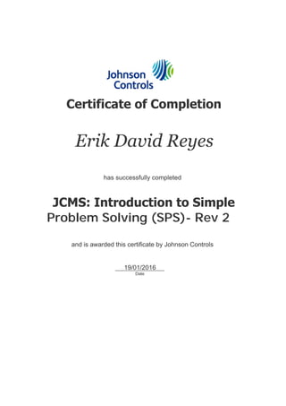 JCMS Introduction to simple problem solving | PDF