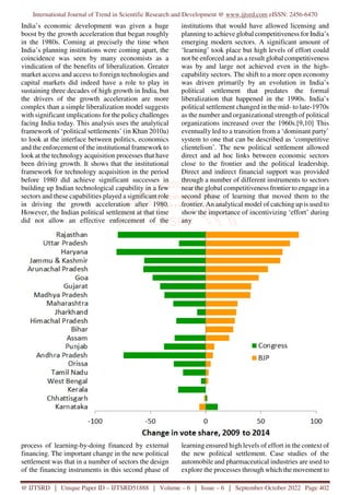 Challenges of Political Development in India | PDF