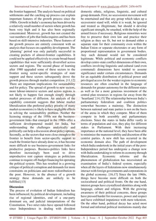 Challenges of Political Development in India | PDF