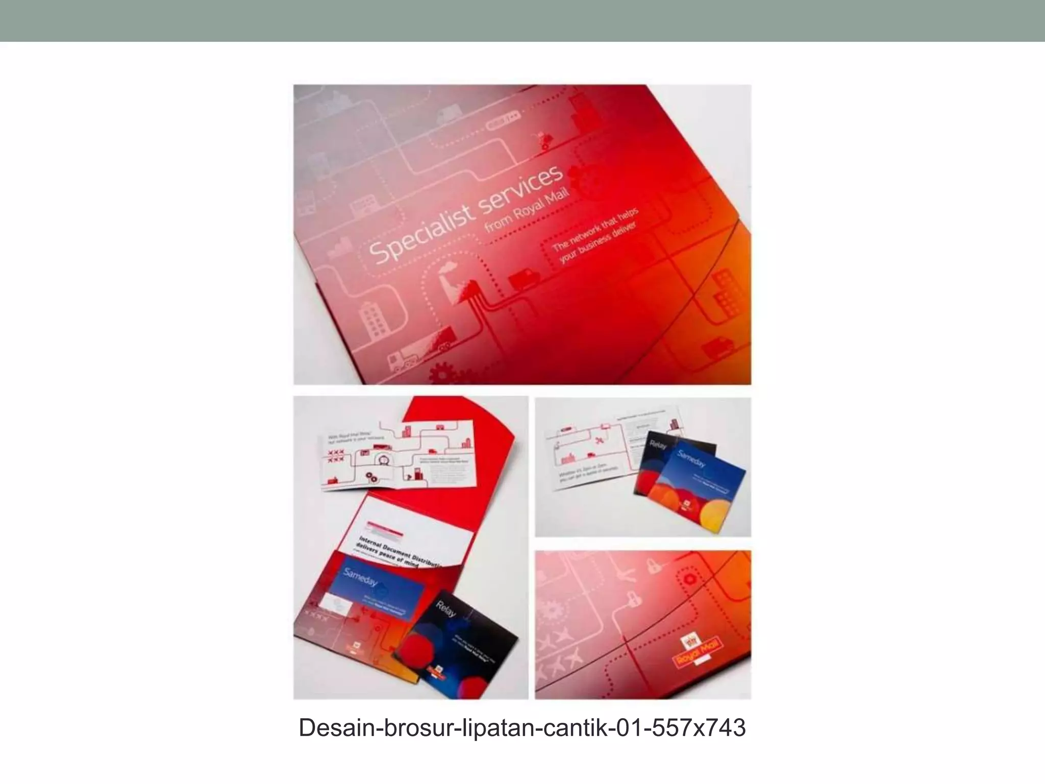 51 contoh brosur dengan desain layout unik dan lipatan cantik unik | PPTX