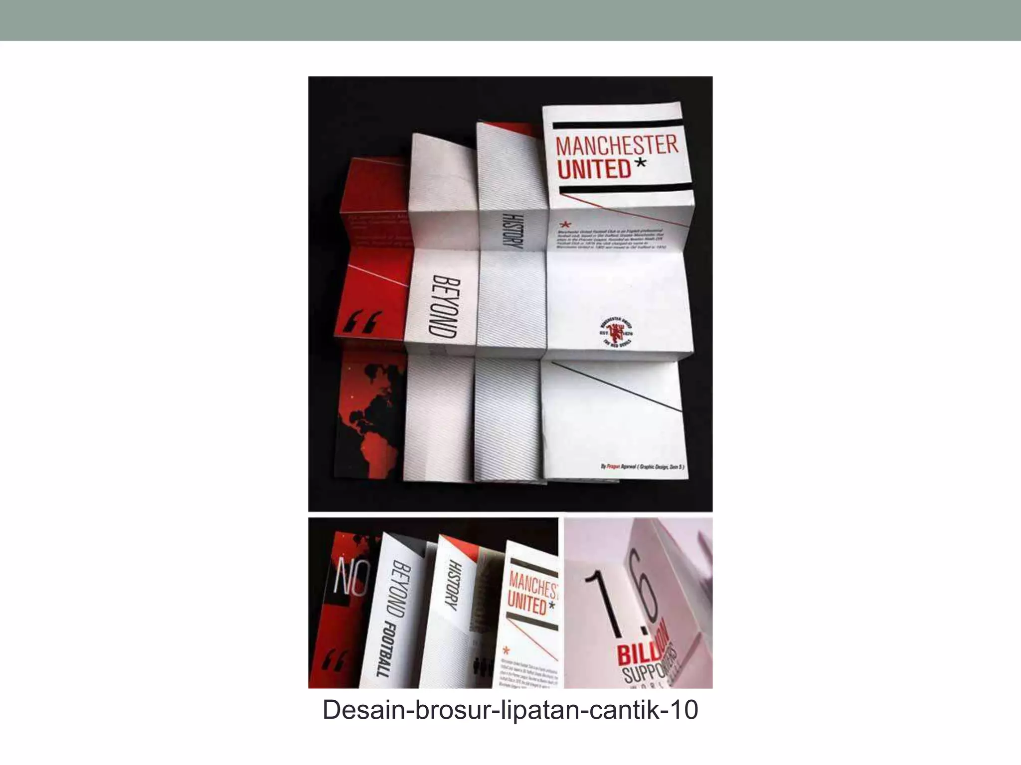 51 contoh brosur dengan desain layout unik dan lipatan cantik unik | PPTX