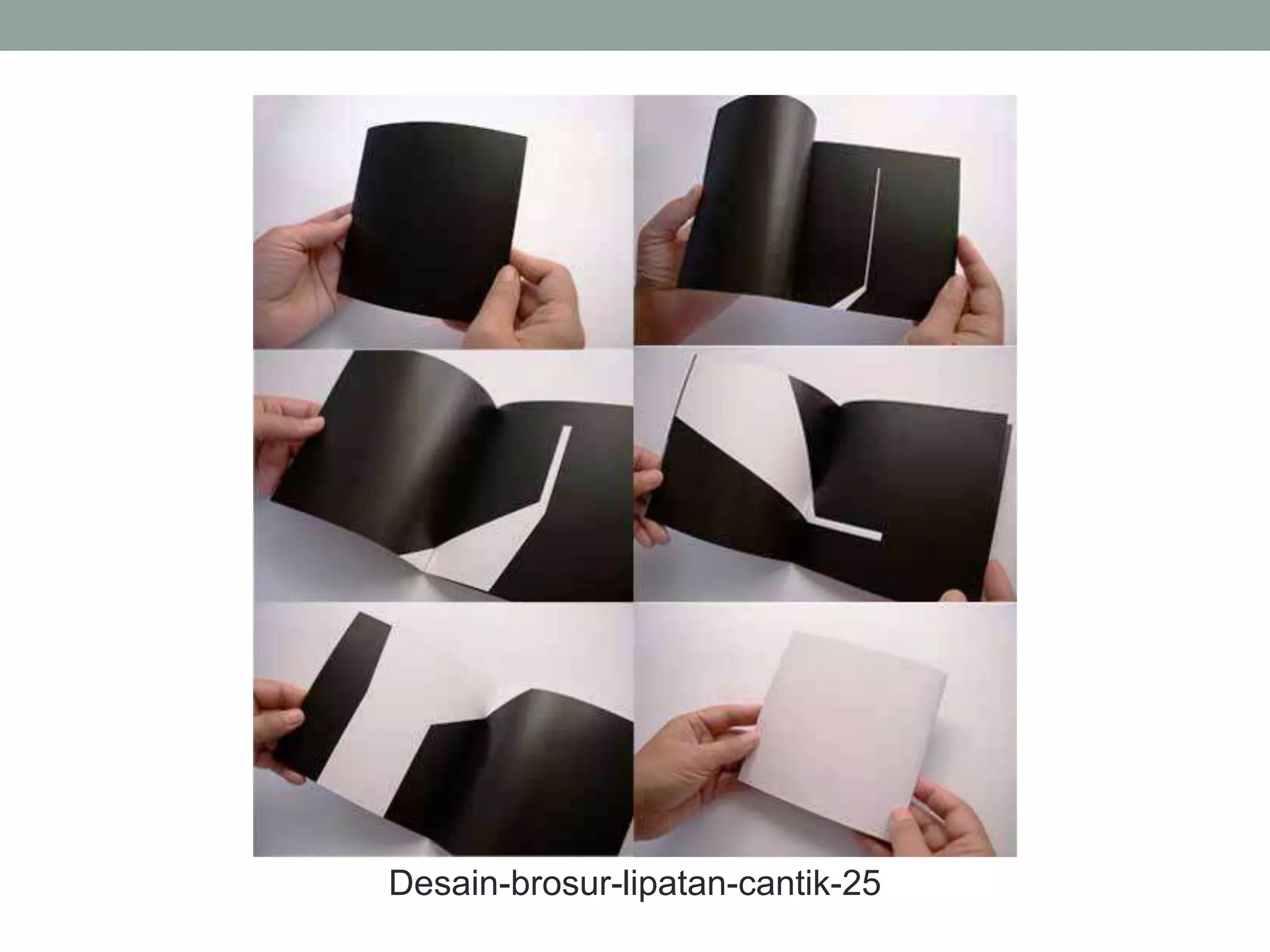 51 contoh brosur dengan desain layout unik dan lipatan cantik unik | PPTX