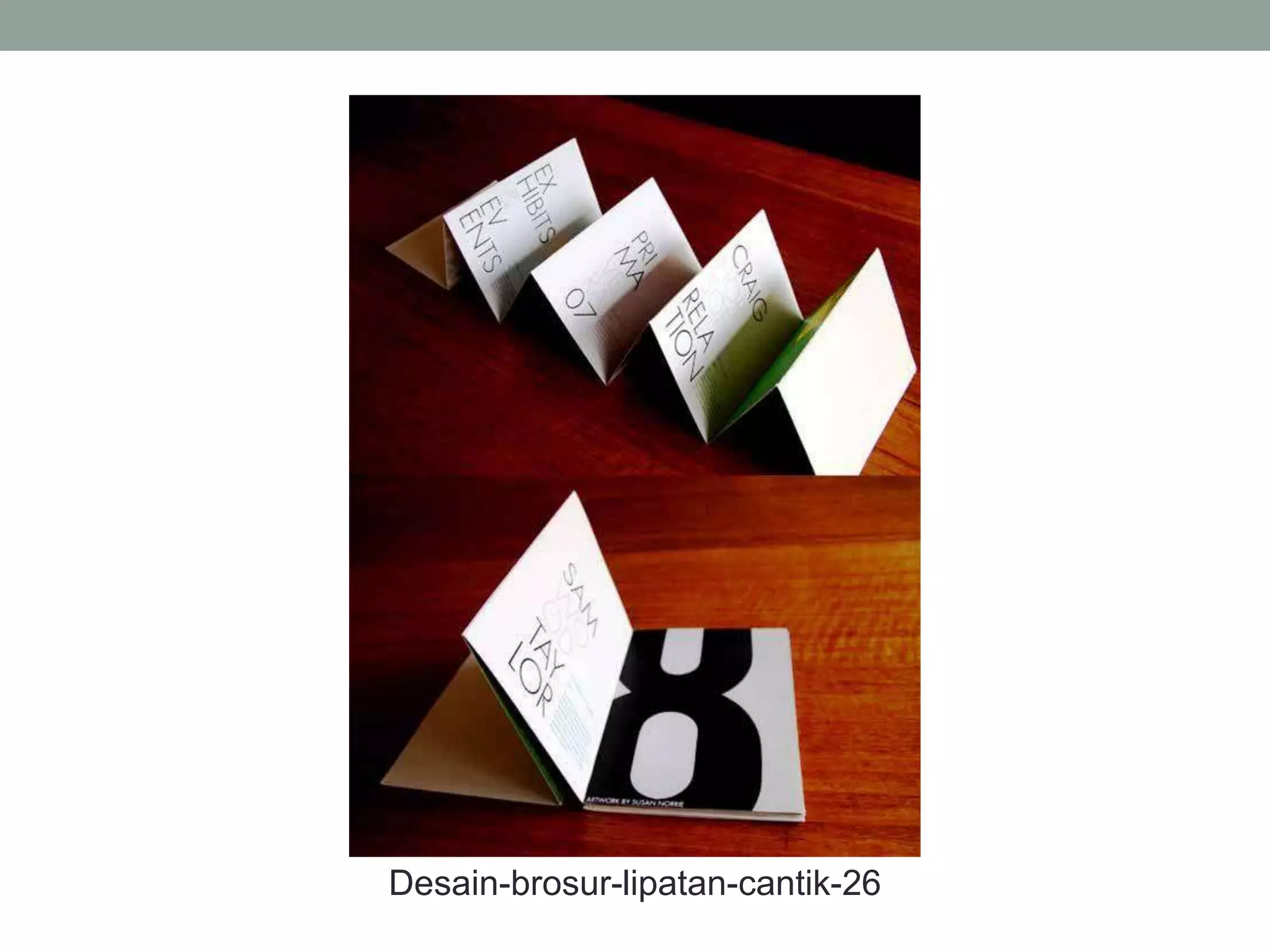 51 contoh brosur dengan desain layout unik dan lipatan cantik unik | PPTX