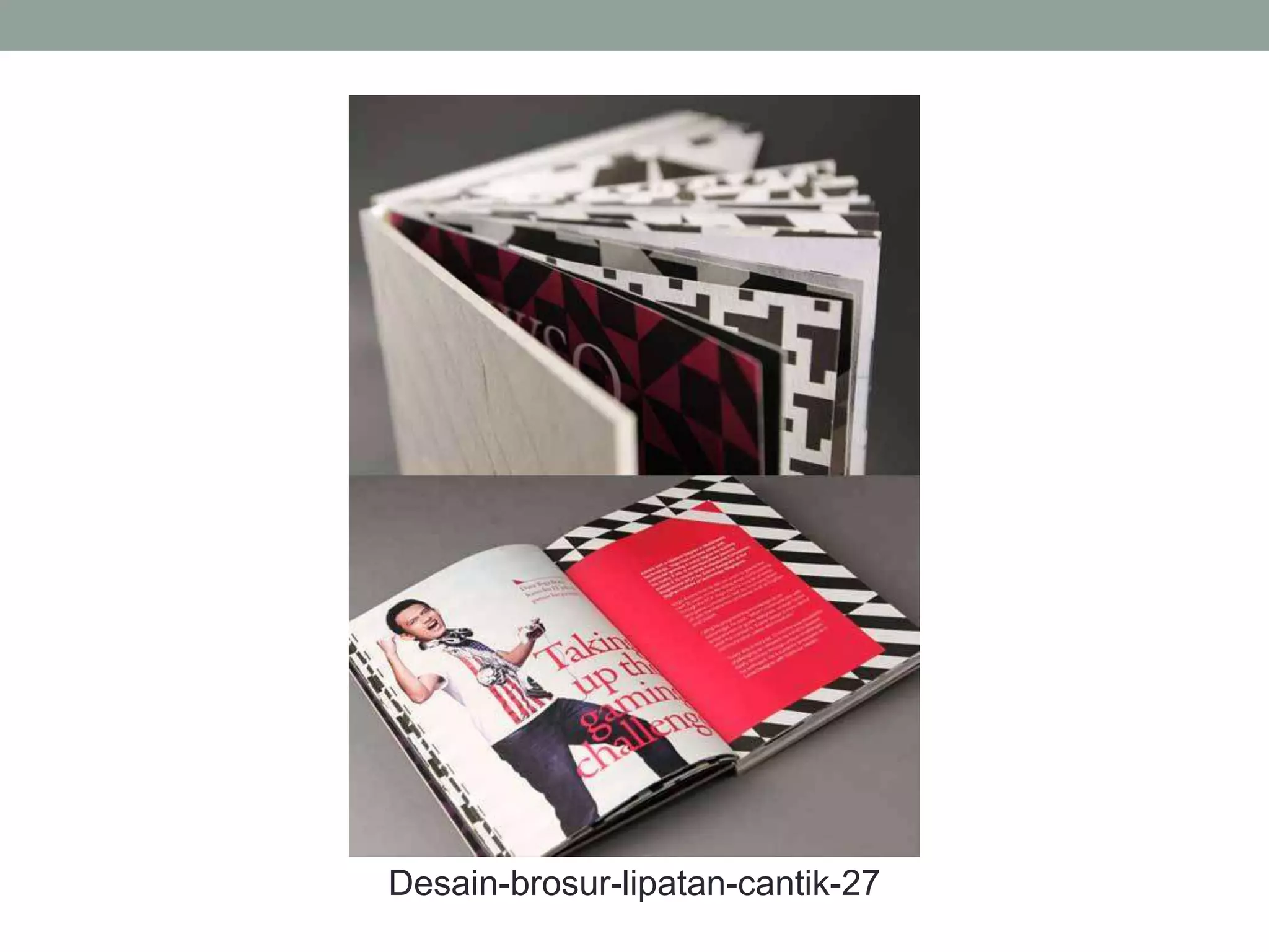 51 contoh brosur dengan desain layout unik dan lipatan cantik unik | PPTX