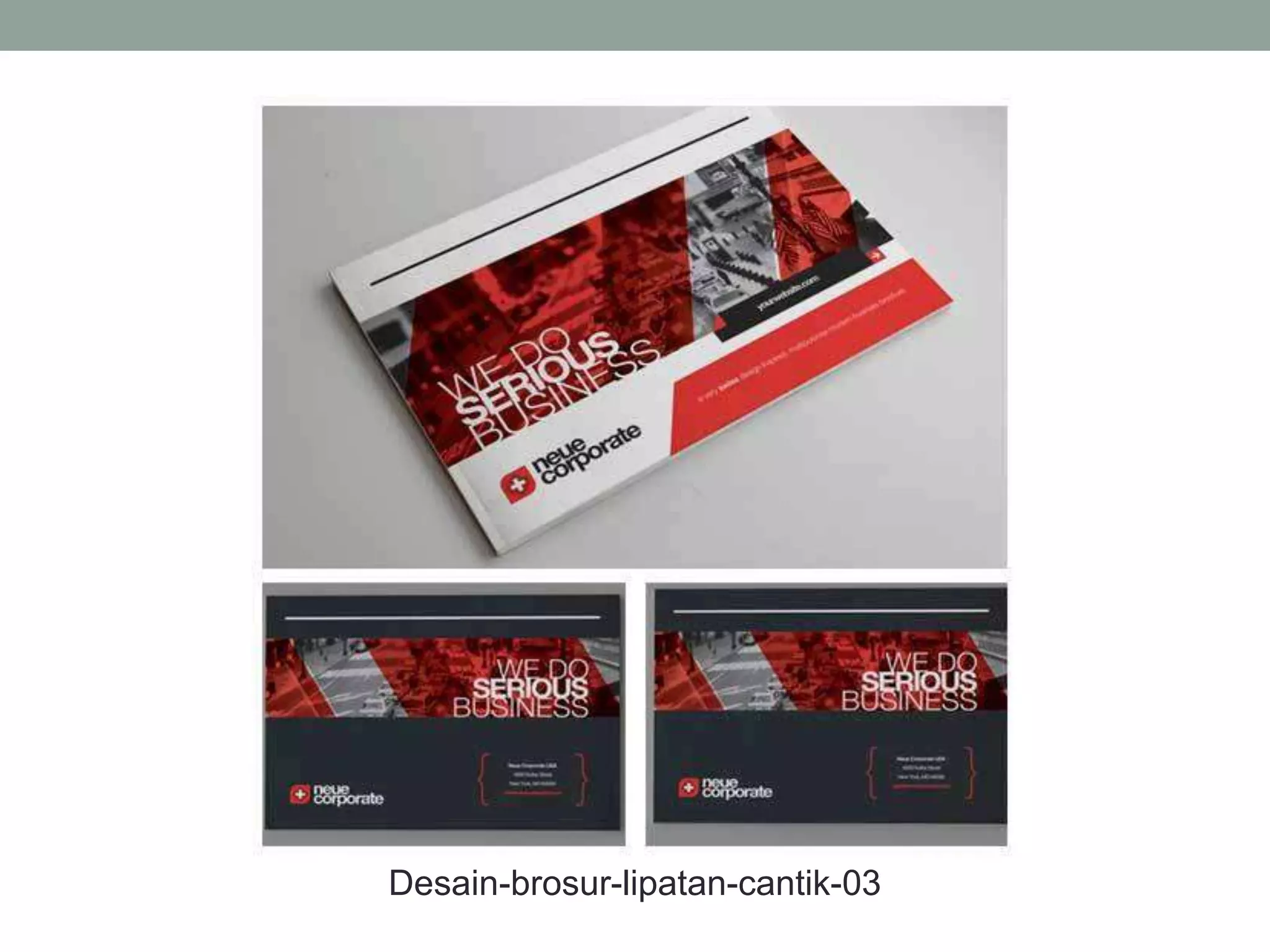 51 contoh brosur dengan desain layout unik dan lipatan cantik unik | PPTX