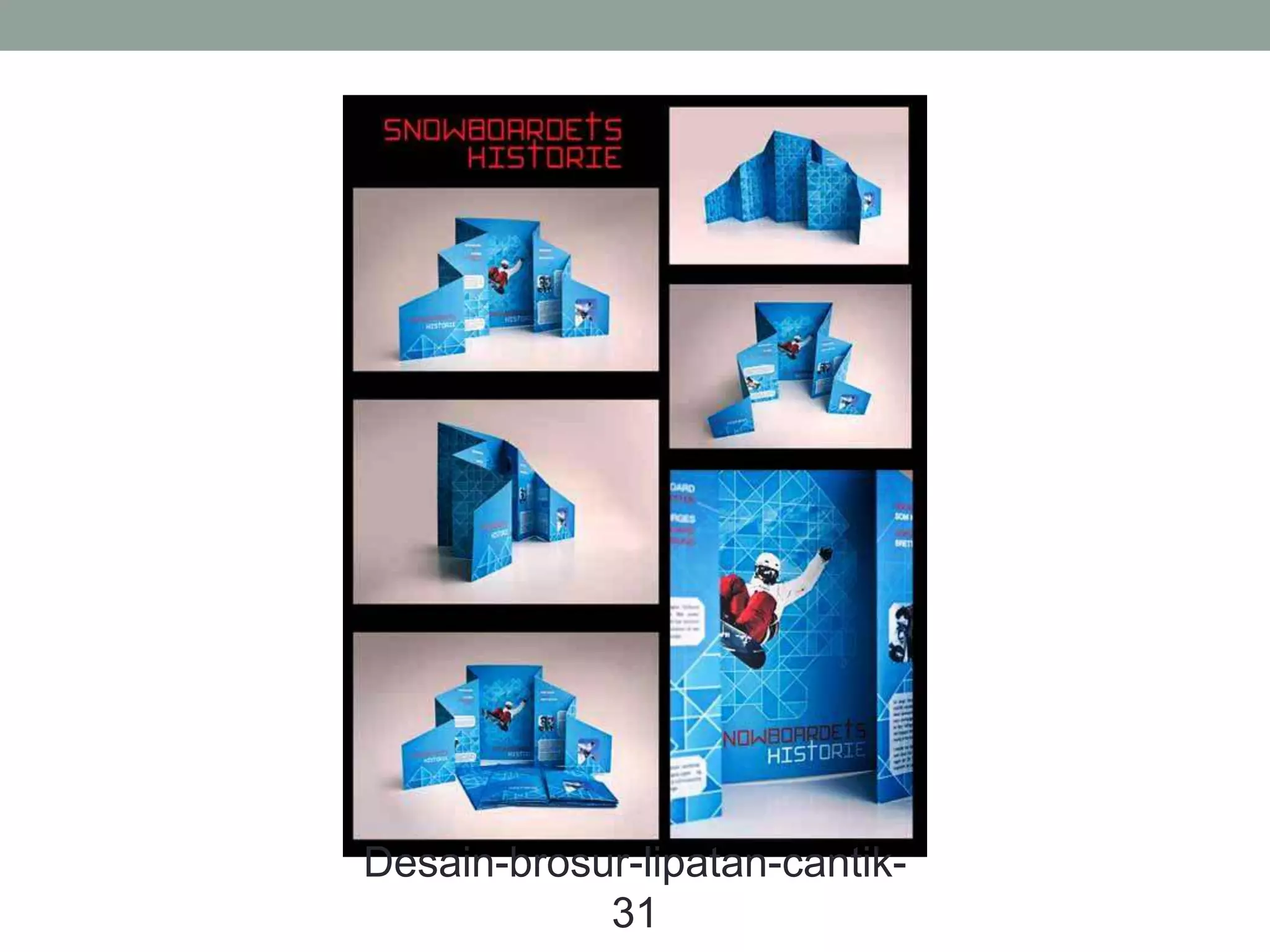 51 contoh brosur dengan desain layout unik dan lipatan cantik unik | PPTX