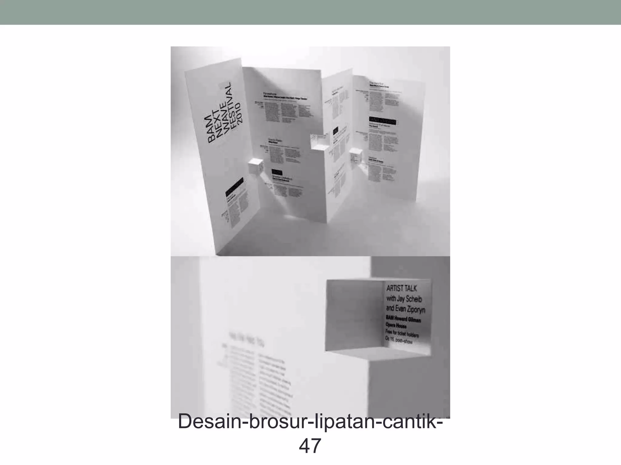 51 contoh brosur dengan desain layout unik dan lipatan cantik unik | PPTX