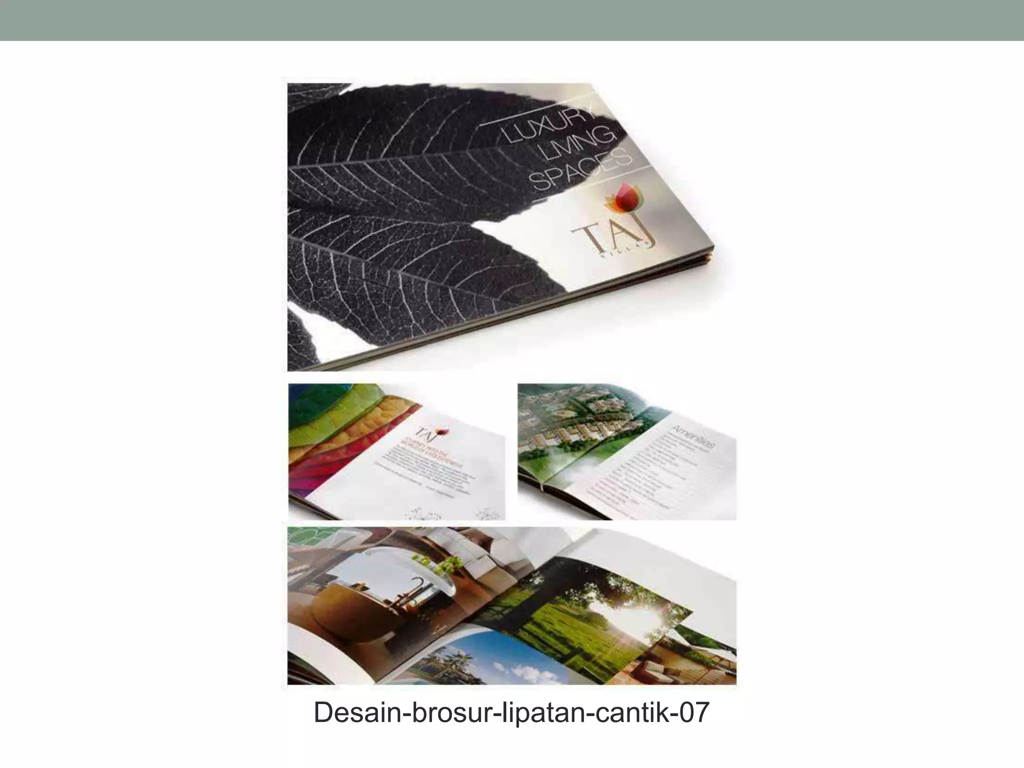 51 contoh brosur dengan desain layout unik dan lipatan cantik unik | PPTX