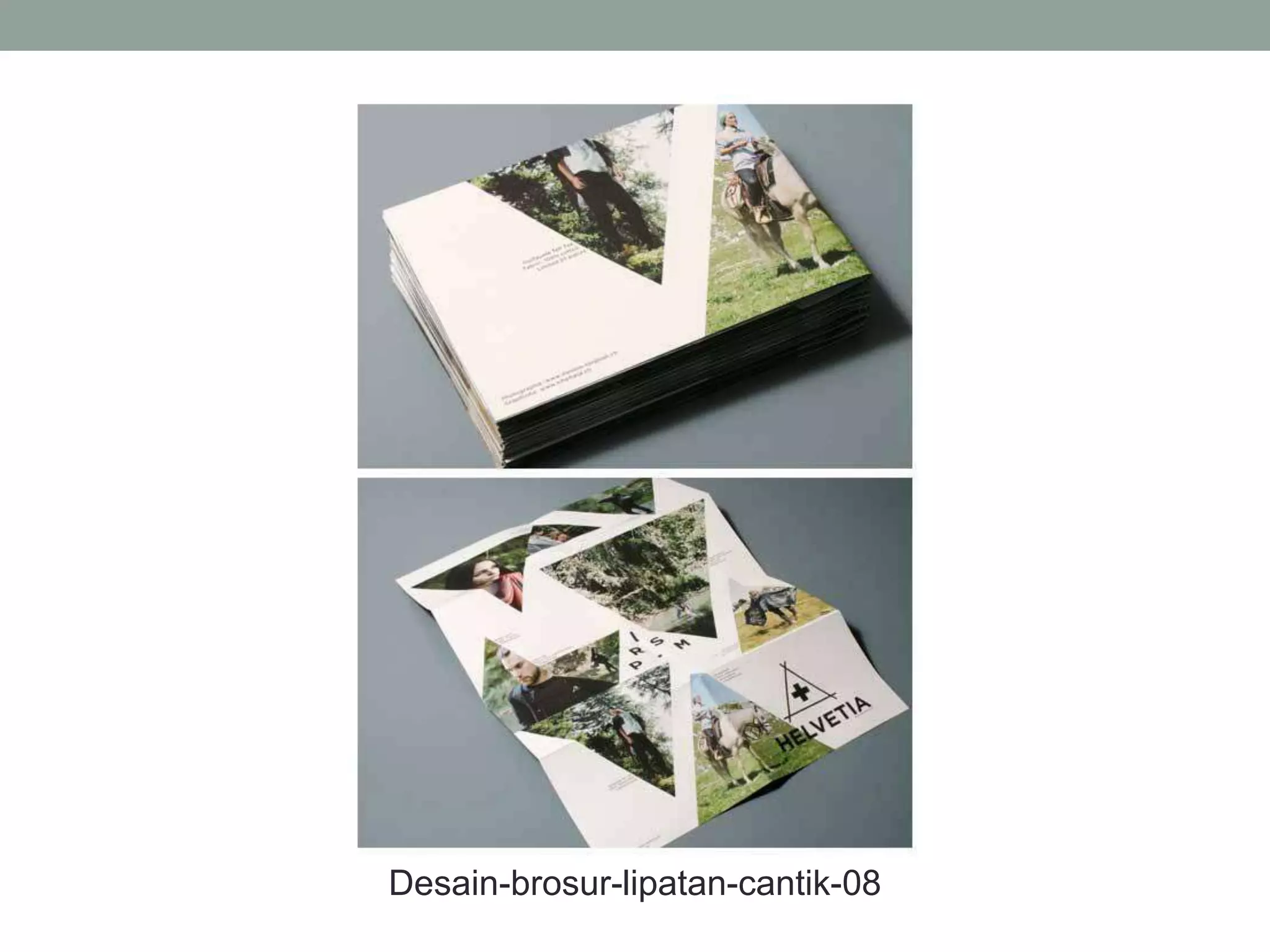 51 contoh brosur dengan desain layout unik dan lipatan cantik unik | PPTX