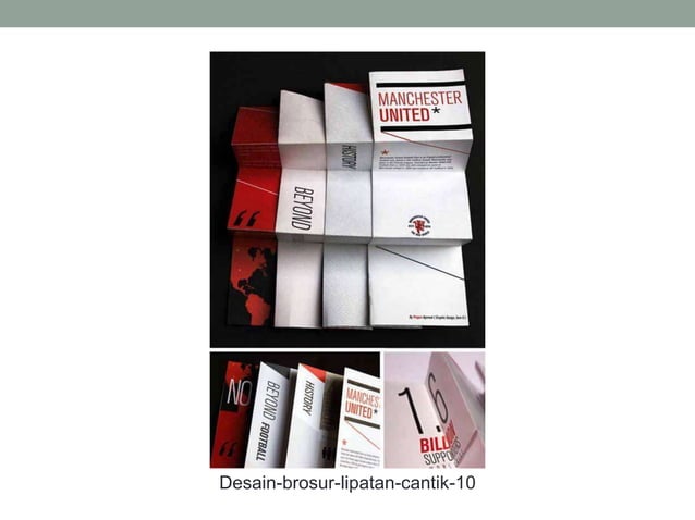 51 contoh brosur dengan desain layout unik dan lipatan cantik unik | PPTX