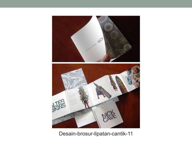 51 contoh brosur dengan desain layout unik dan lipatan cantik unik | PPTX