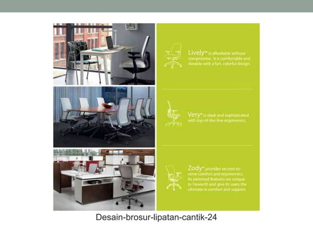 51 contoh brosur dengan desain layout unik dan lipatan cantik unik | PPTX