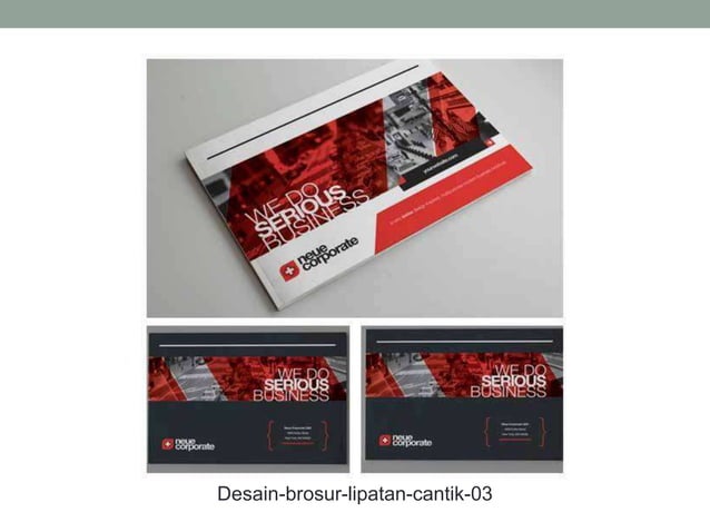 51 contoh brosur dengan desain layout unik dan lipatan cantik unik | PPTX