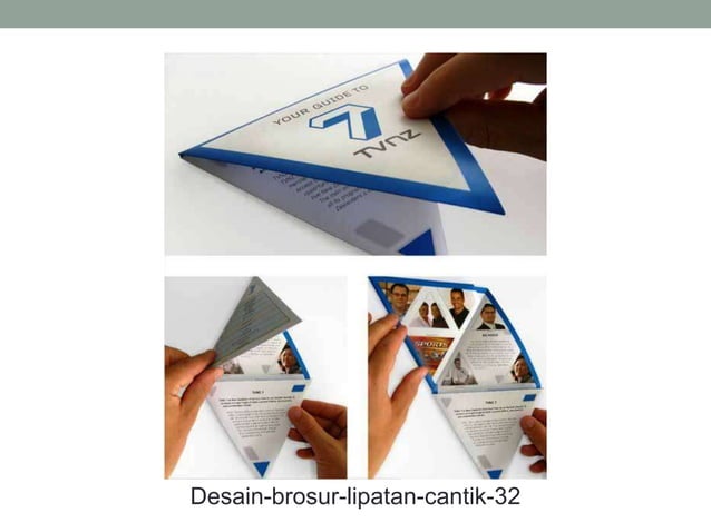 51 contoh brosur dengan desain layout unik dan lipatan cantik unik | PPTX