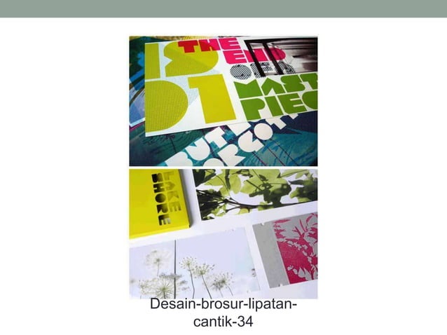 51 contoh brosur dengan desain layout unik dan lipatan cantik unik | PPTX