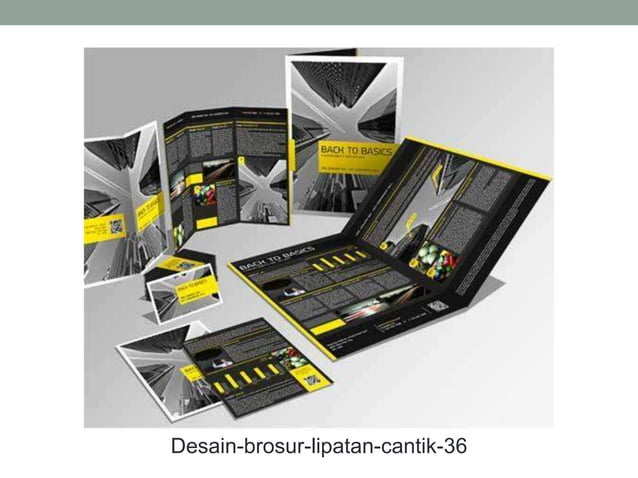 51 contoh brosur dengan desain layout unik dan lipatan cantik unik | PPTX