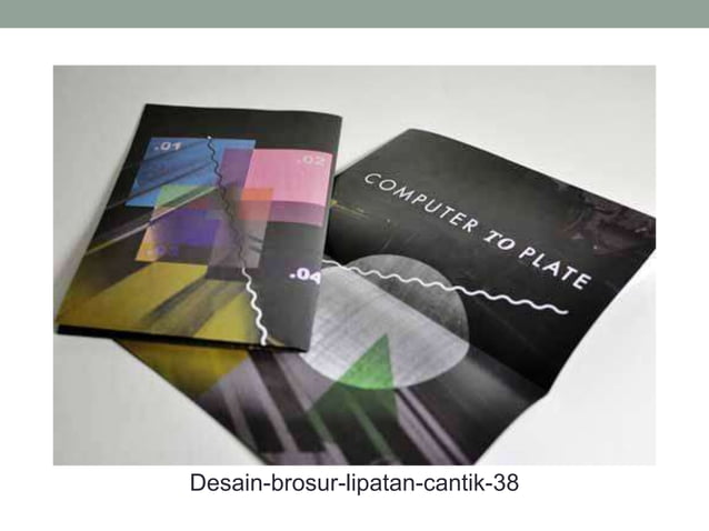 51 contoh brosur dengan desain layout unik dan lipatan cantik unik | PPTX