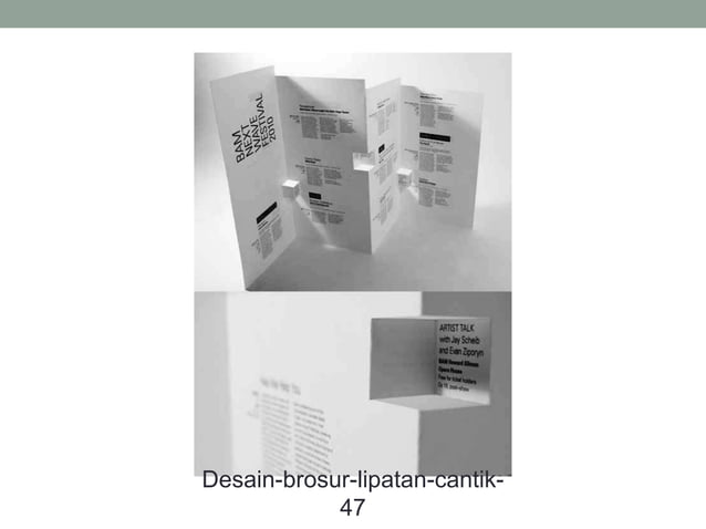 51 contoh brosur dengan desain layout unik dan lipatan cantik unik | PPTX