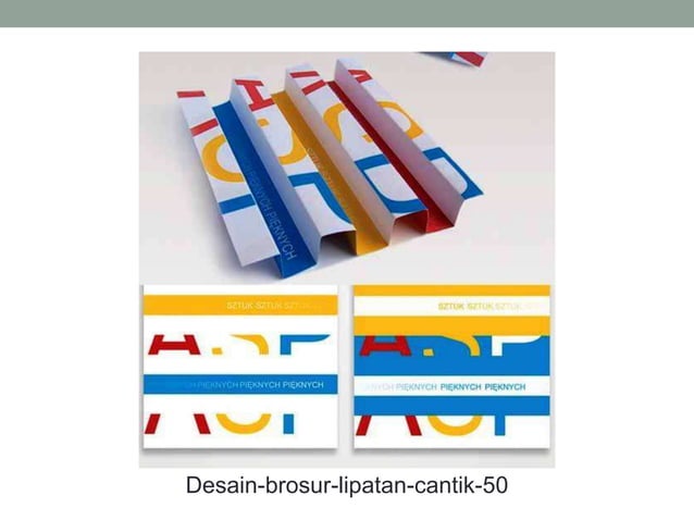 51 contoh brosur dengan desain layout unik dan lipatan cantik unik | PPTX