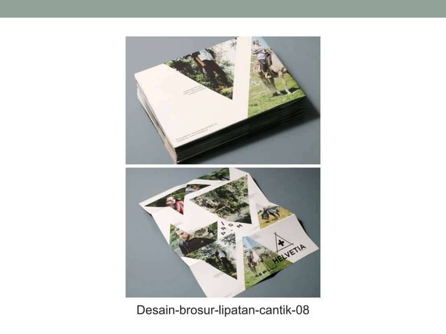51 contoh brosur dengan desain layout unik dan lipatan cantik unik | PPTX