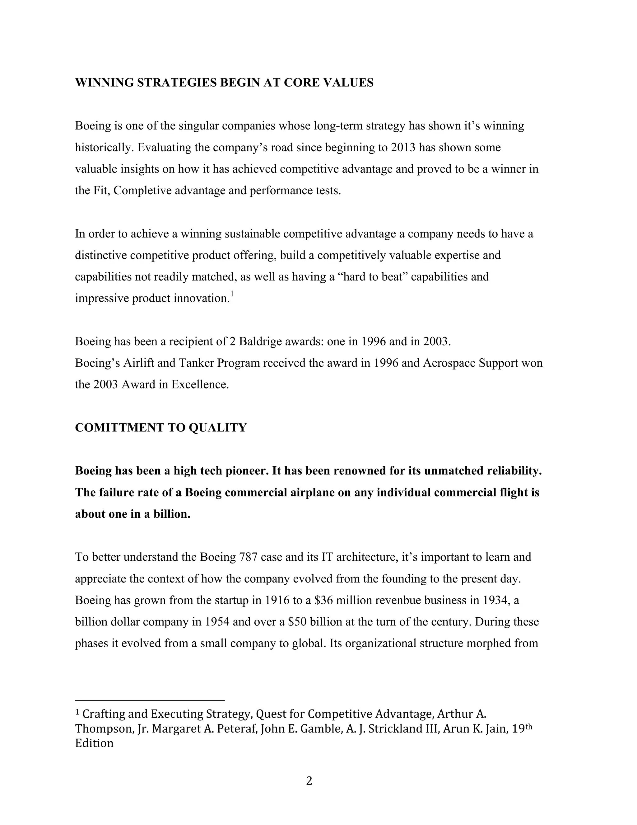 Research Project- Boeing | PDF