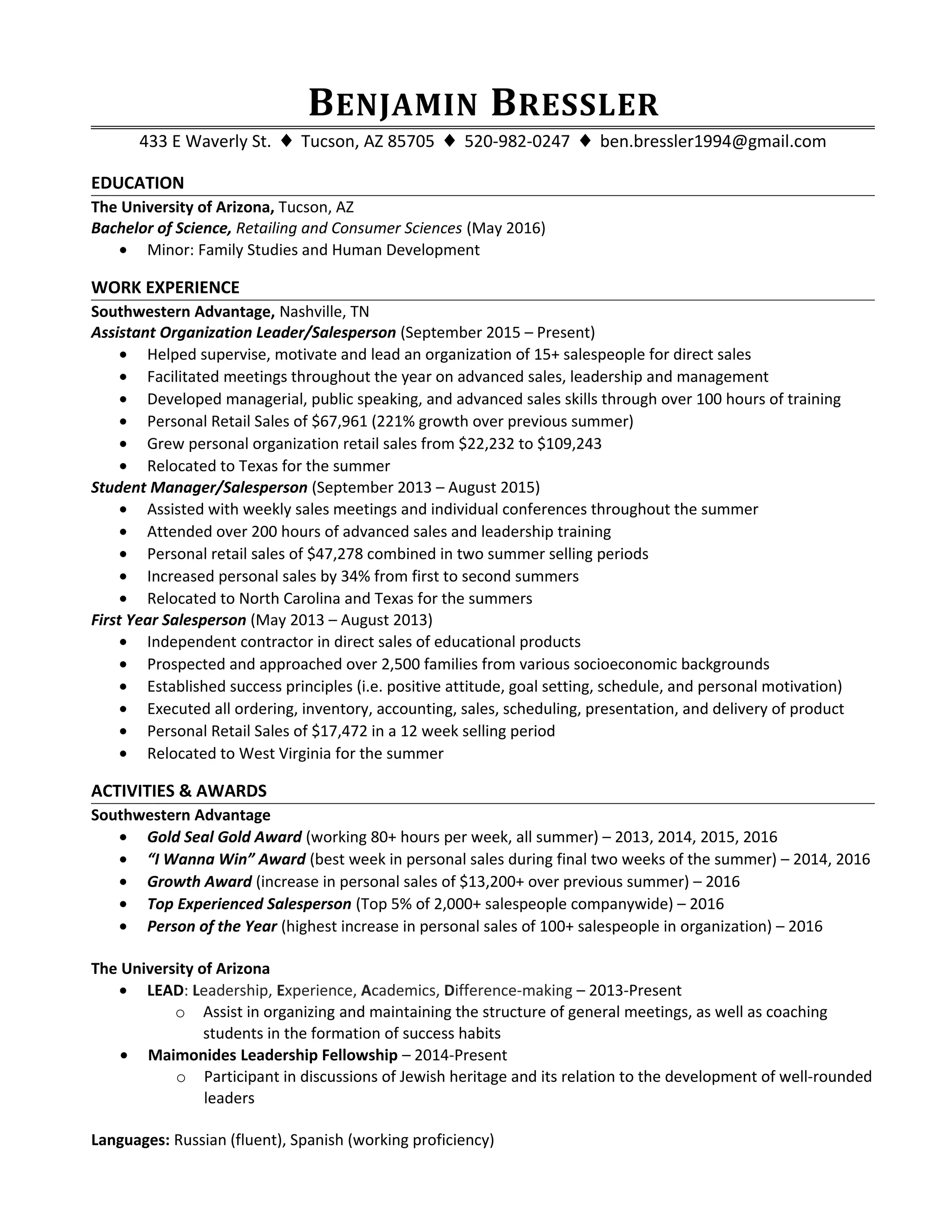 My Resume | DOC