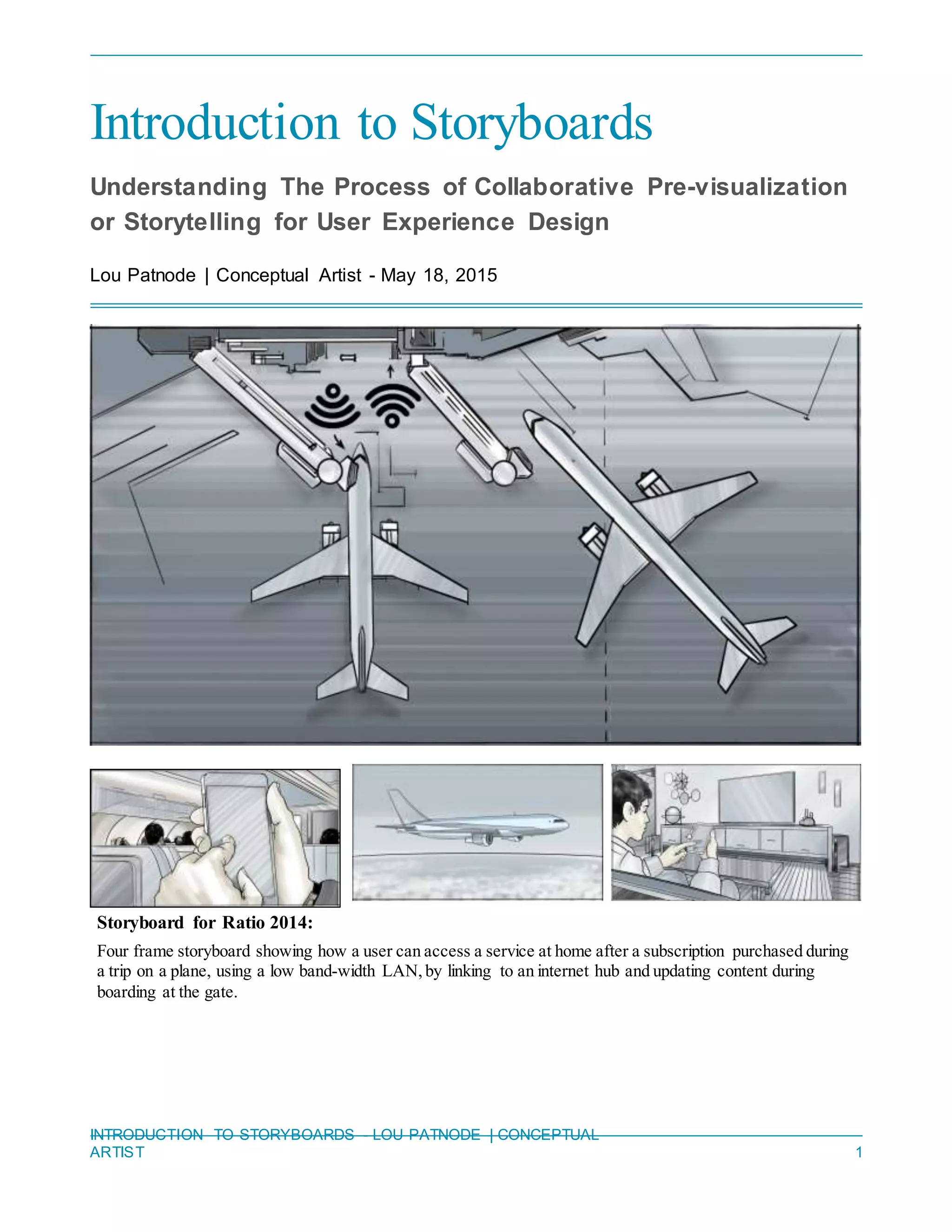 Introduction to Storyboards | PDF