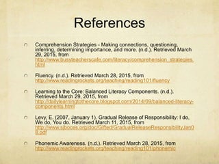 Balanced Literacy | PPTX