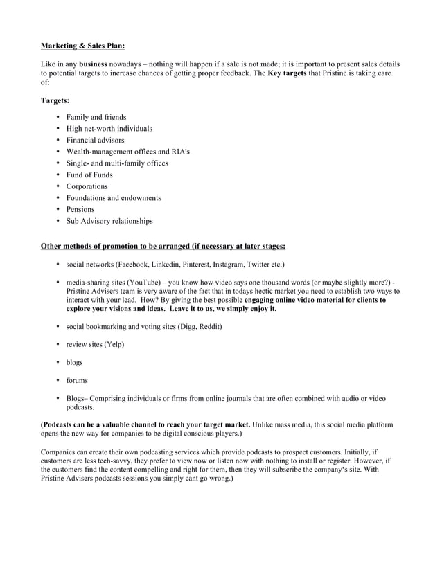 Fundraising Document | PDF